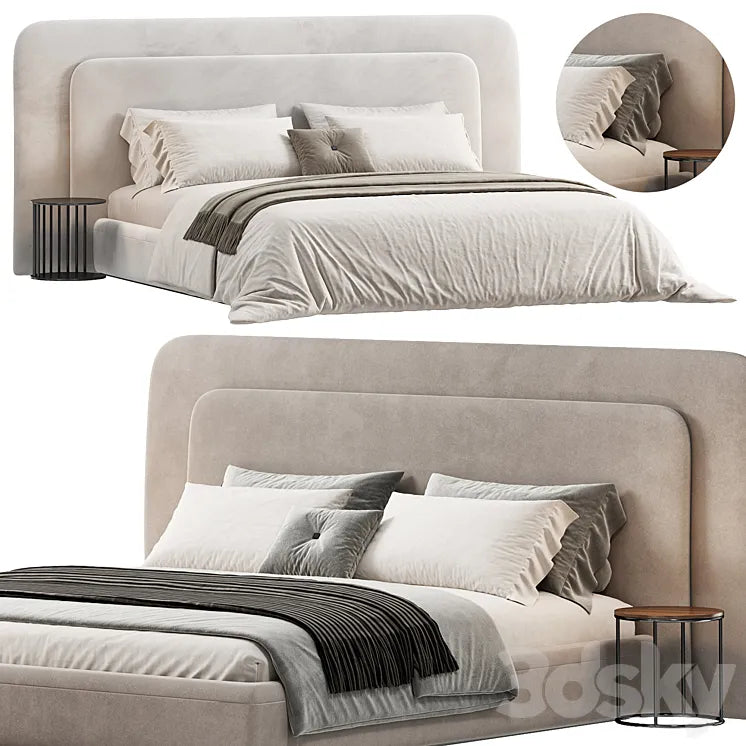 Marian Bed by The Highwall 3DS Max Model – 3DSky Model Free