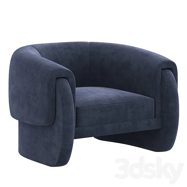 Max Brandt Armchair By Designporn 3ds Max – 3DSky Model Free