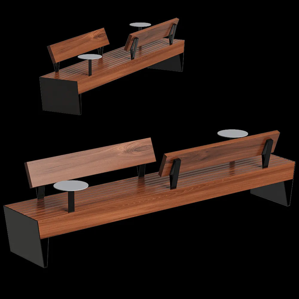 mmcité – Bench Blocq 3ds Max – 3DSky Model Free