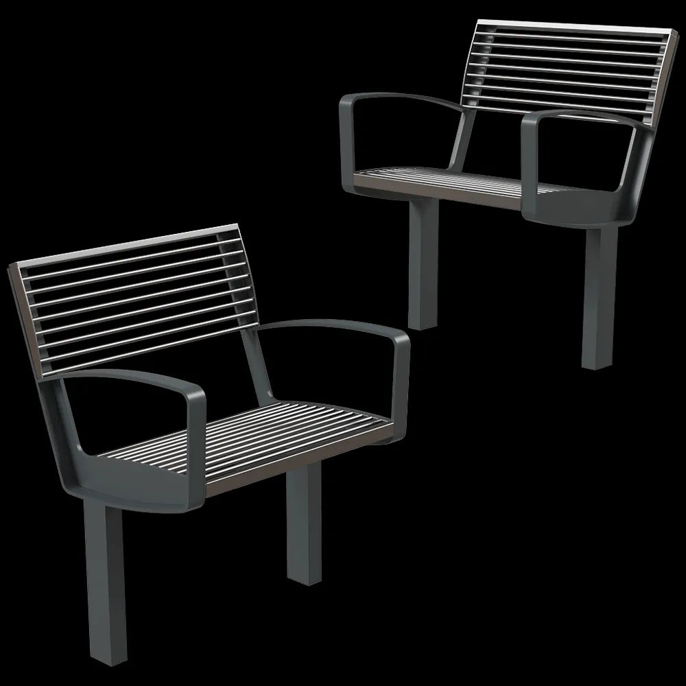 mmcité – Bench Intervera 3 3ds Max – 3DSky Model Free