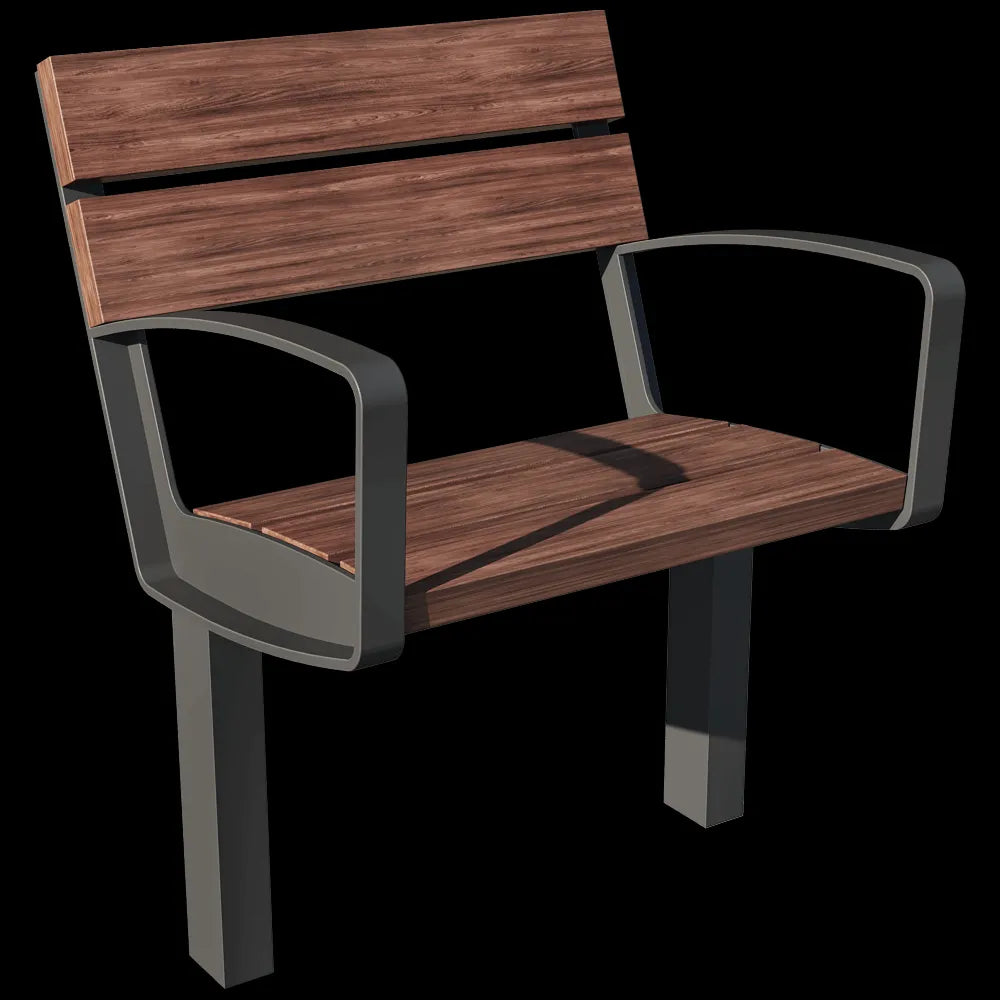 mmcité – Bench Intervera 3ds Max – 3DSky Model Free