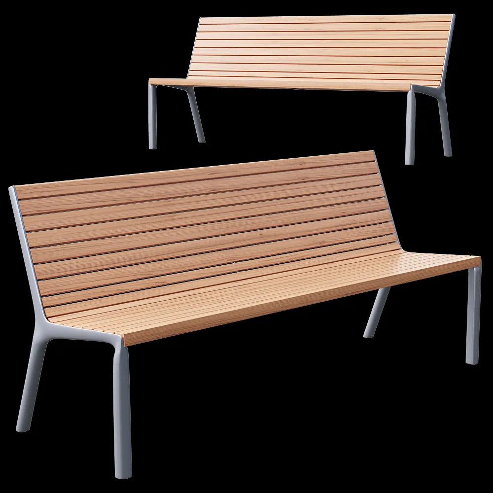 mmcité – Bench Vltau 3ds Max – 3DSky Model Free