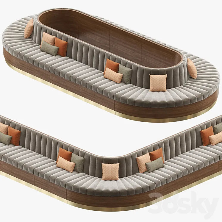 Modular Seating 001 – Custom 3DS Max Model – 3DSky Model Free