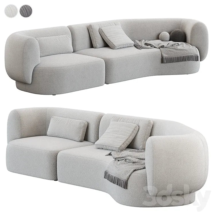Modular sofa HUG Modular Sofa Composition 01 3DS Max Model – 3DSky ...