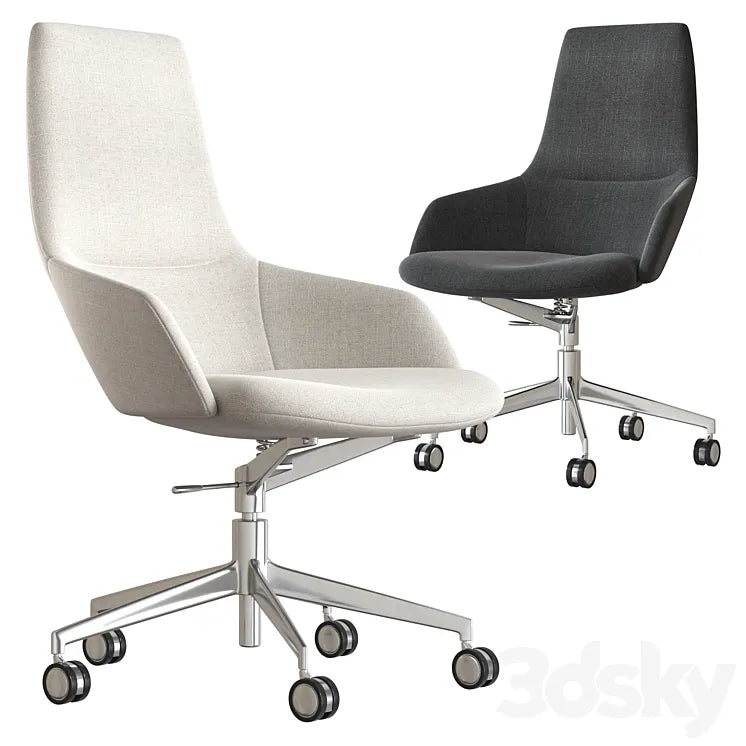 Office chair ASTON by Arper 3DS Max Model – 3DSky Model Free