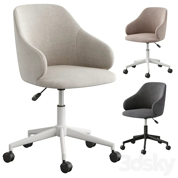 Office chair La Forma (ex Julia Grup) Einara 3DS Max Model – 3DSky ...