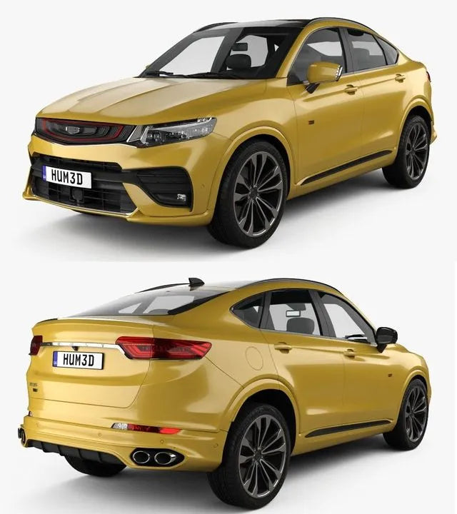 PBR Game 3D Models – Geely Xing Yue 2019 – 3DSky Model Free