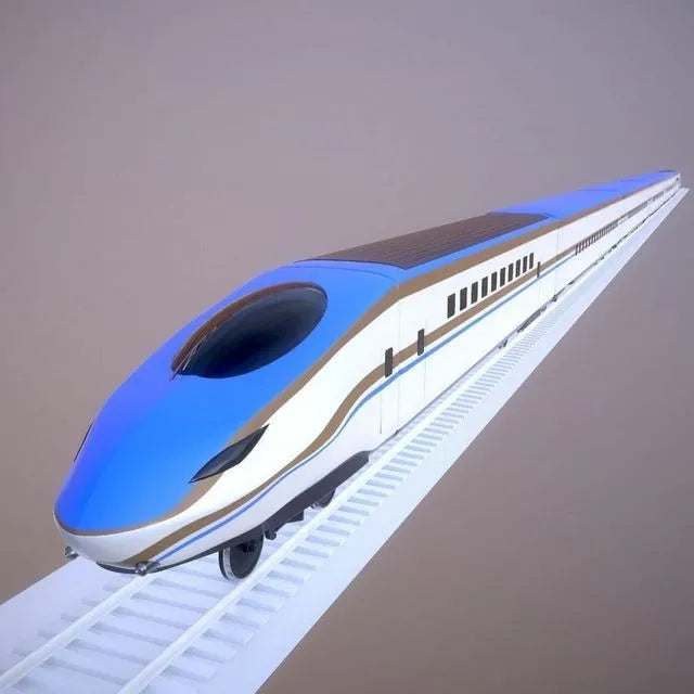 PBR Game 3D Models – Kawasaki Series E7W7 Train – 3DSky Model Free