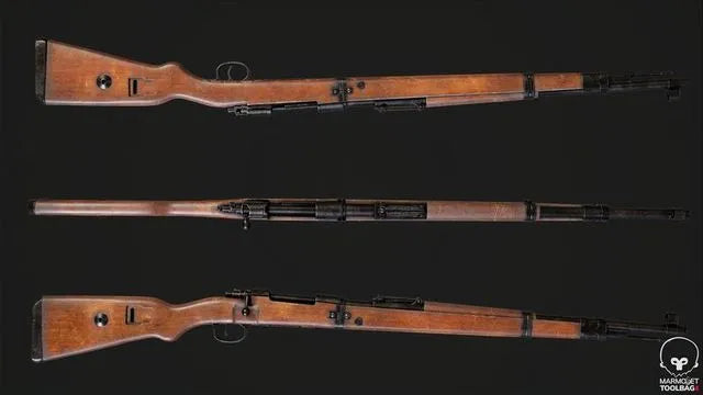 PBR Game 3D Models – Mauser Karabiner 98k – 3DSky Model Free