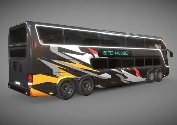 PBR Game 3D Models – Neoplan Megaliner Game Ready 3D Model – 3DSky ...