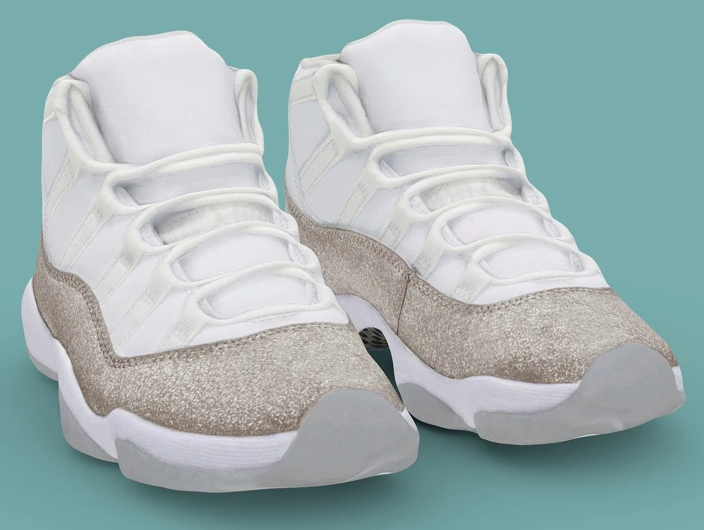 PBR Game 3D Models – Nike Air Jordan 11 Retro – 3DSky Model Free