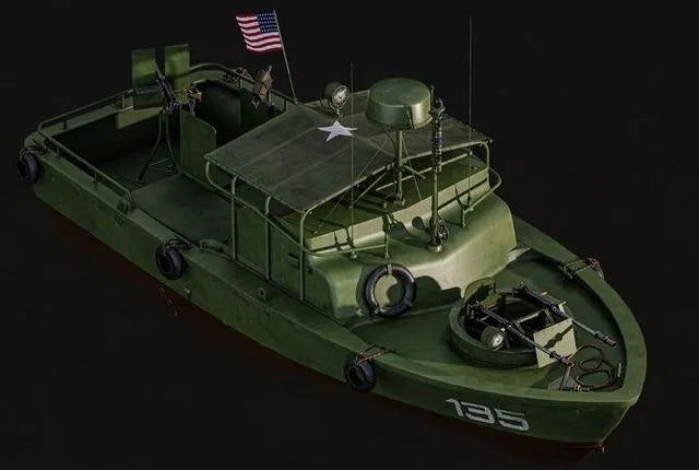 PBR Game 3D Models – Patrol Boat USA – 3DSky Model Free