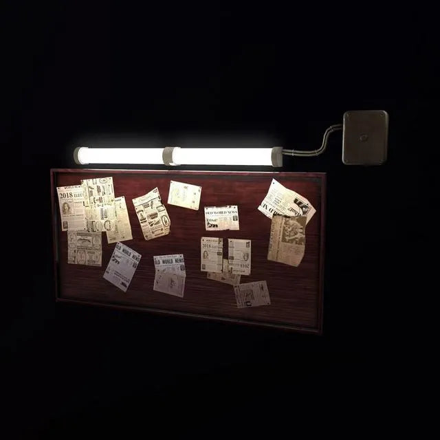PBR Game 3D Models – Wooden board – 3DSky Model Free