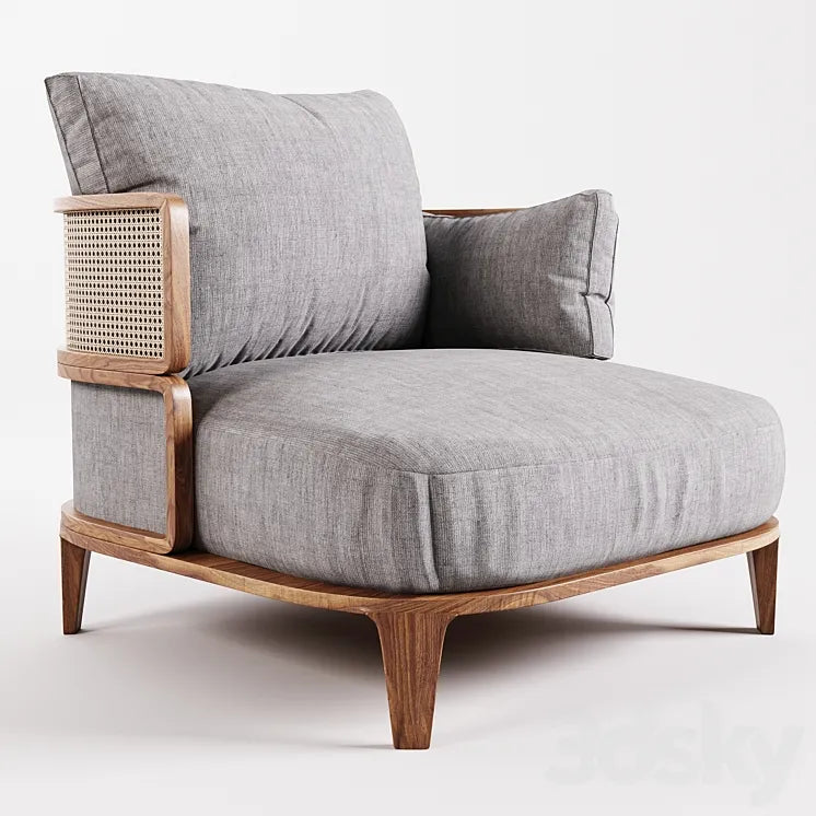 Rattan Sofa GTV Promenade Lounge 3DS Max Model – 3DSky Model Free