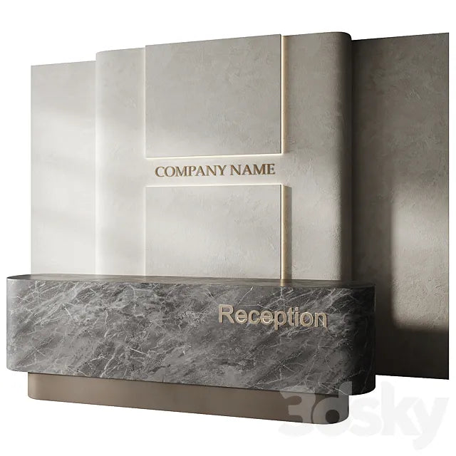 Reception Design 2 3ds Max – 3DSky Model Free