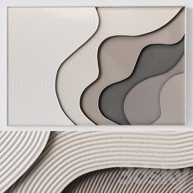 Relief panel wall 3d with waves 3dsky | Free 3D Model Download – 3DSky ...