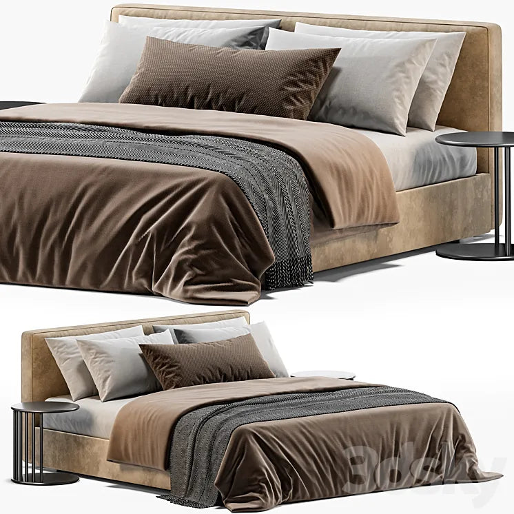 RH Modena Bed 3DS Max Model – 3DSky Model Free