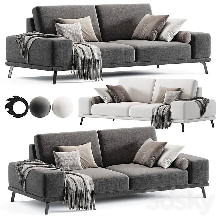 Ron Sofa By Divan Ru 3DS Max Model – 3DSky Model Free