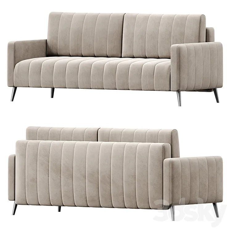 Sofa Markful Velvet 3DS Max Model – 3DSky Model Free