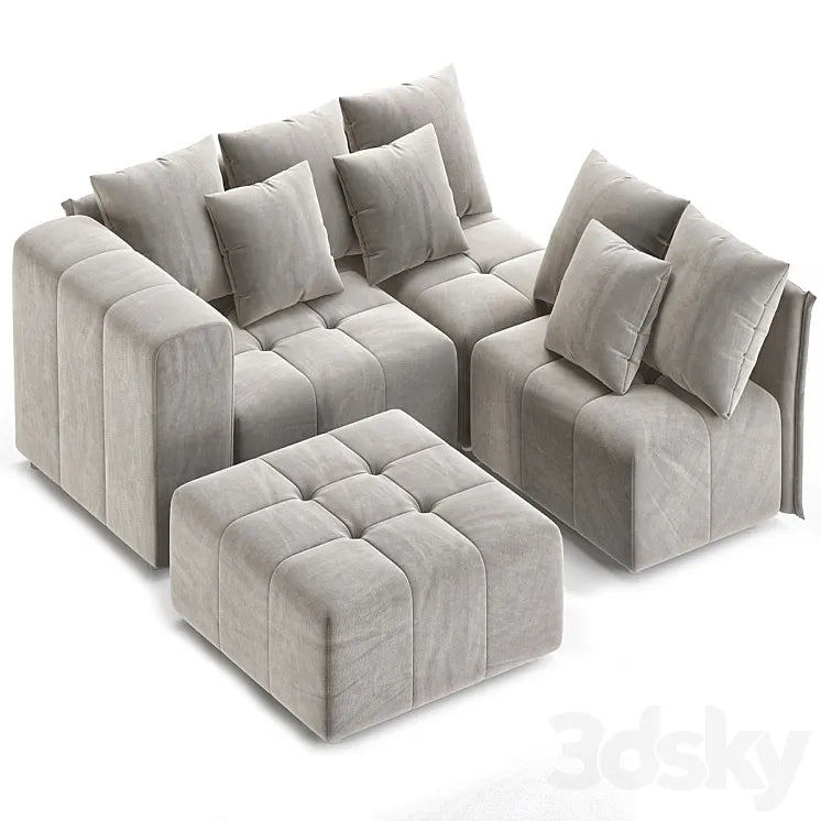 Toronto Modular Sofa 3DS Max Model – 3DSky Model Free