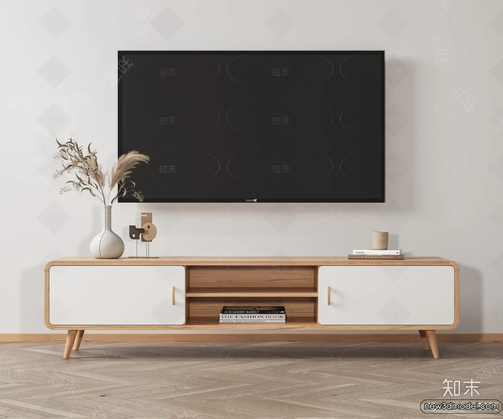 TV Cabinet 3D Models – 3D Furniture for Interior Design – 026 1 – 3DSky ...