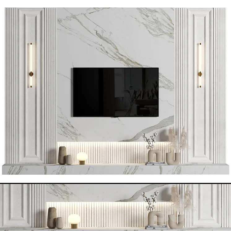 TV Wall 038 3DS Max Model – 3DSky Model Free