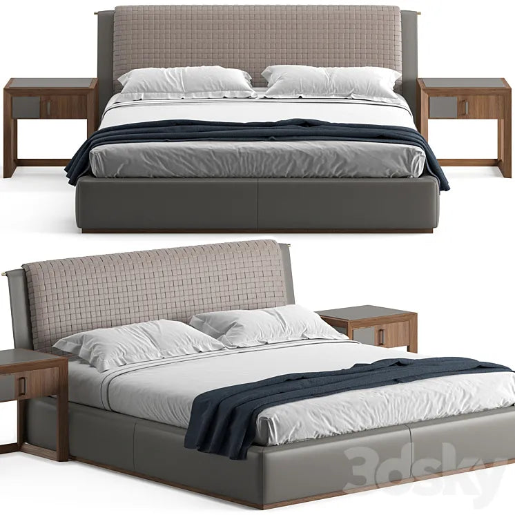Ulivi Salotti Barnaby Bed 3DS Max Model – 3DSky Model Free