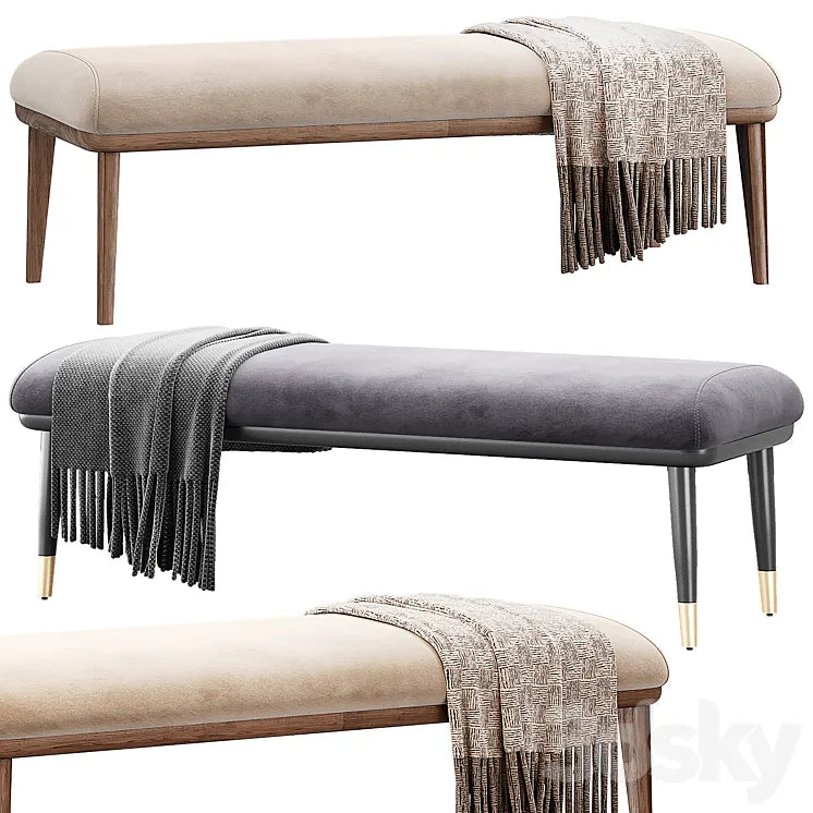 Ulivi Salotti INES & ANITA Bench | INES & ANITA badge 3DS Max Model ...