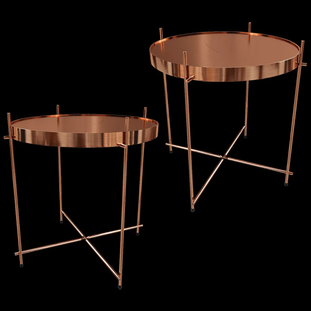 Zuiver Group – Side table Cupid S Copper 3ds Max – 3DSky Model Free